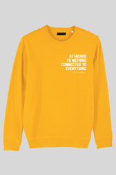 Attached To Nothing Connected To Everything Premium Crew Neck Sweatshi