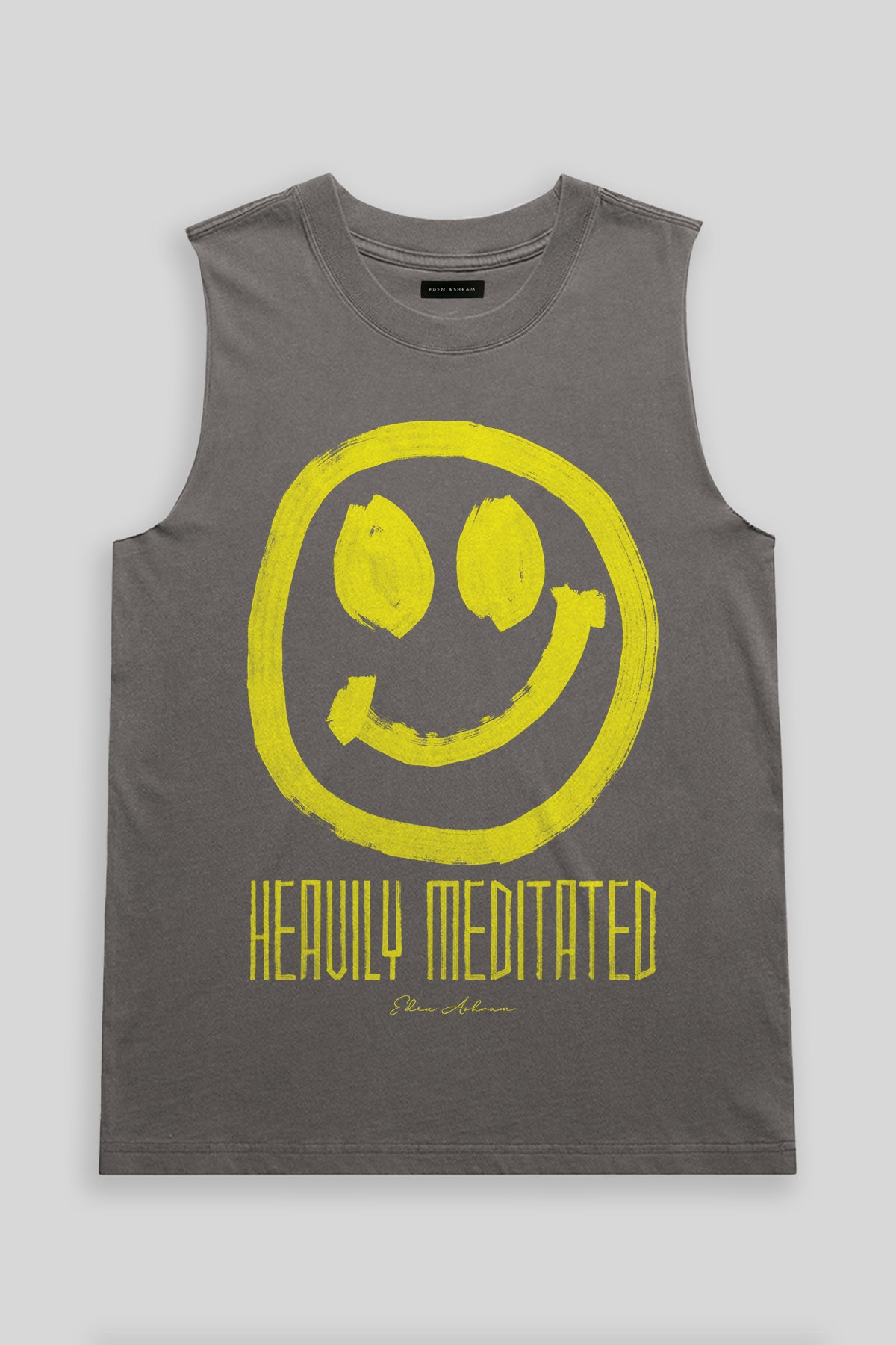 Heavily Meditated Faded Rocker Tank