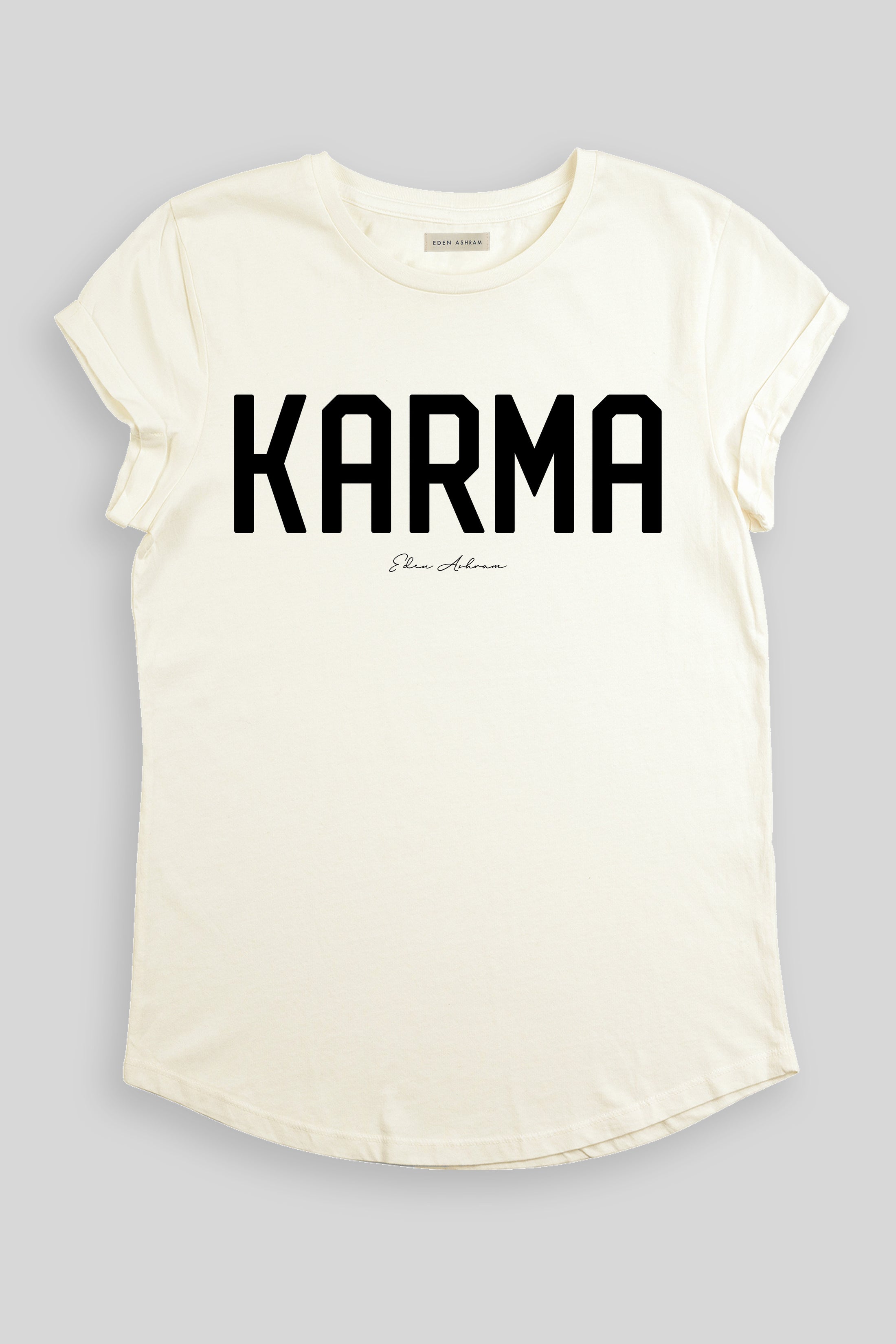 KARMA Premium Rolled Sleeve T-Shirt